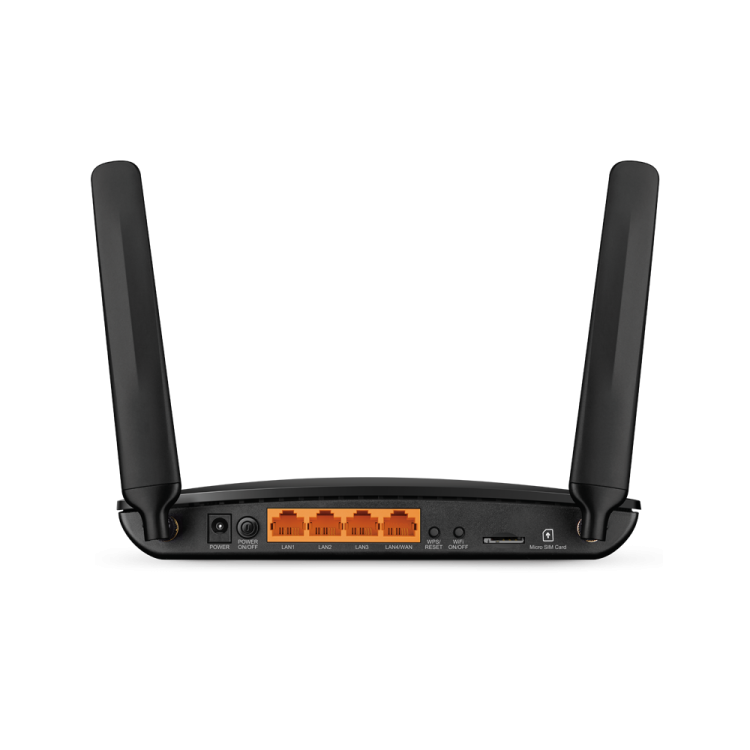 Router WIFI 4G 2.4Ghz, x4 10/100, 20dBm, Ranura SIM, x2 Antenas ...