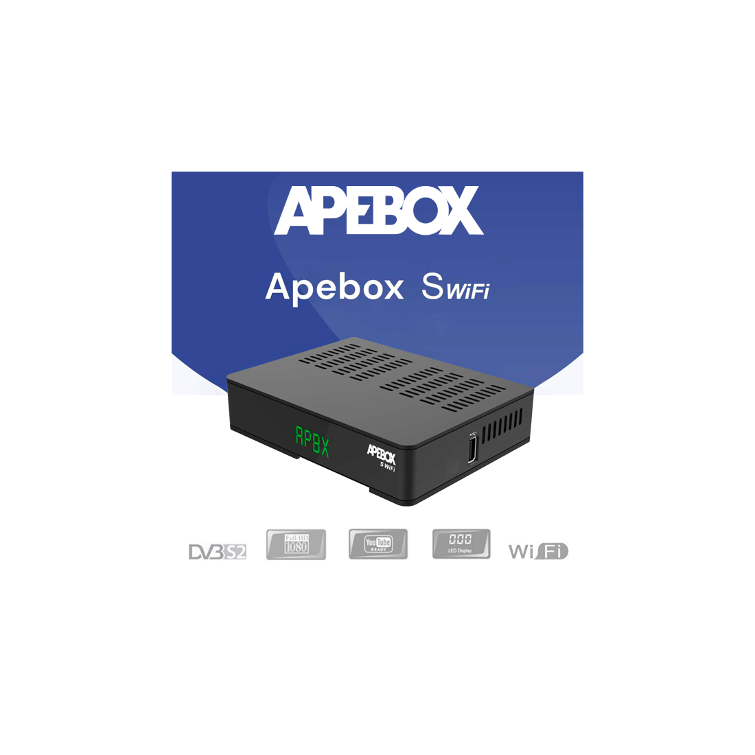 Receptor SAT (S2) F), FULL HD, 1 Lector tarjetas, Wifi integrado