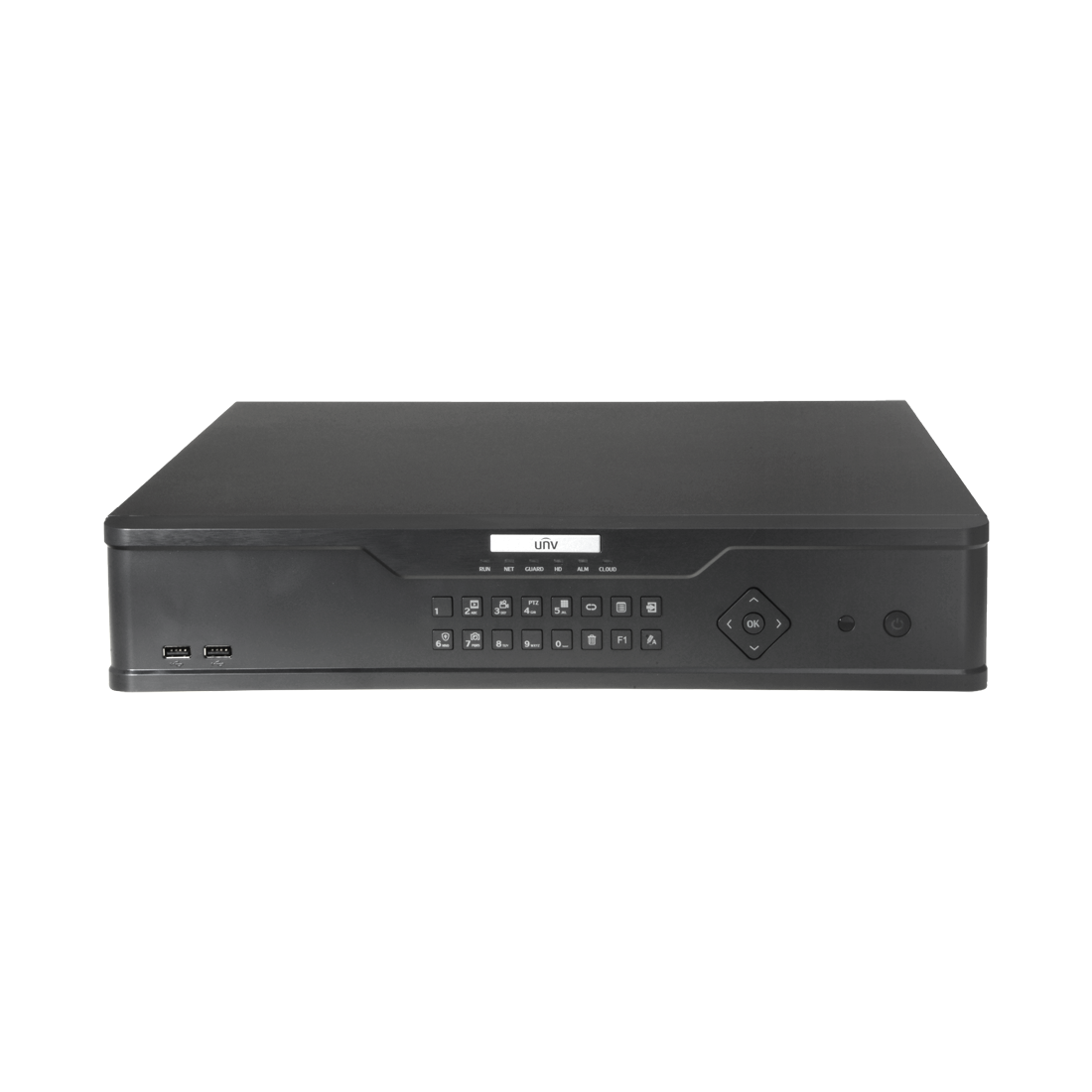 NVR 64ch IP hasta 12Mpx, 384Mbps, H.265+, 8 HDD