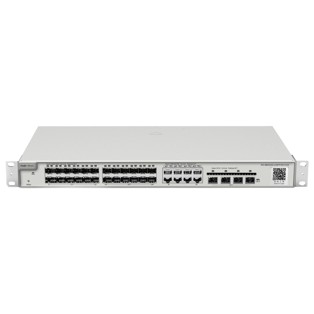 Switch Gestionable L2+, 8 puertos Gigabit, x24 puertos SFP, x4 SFP+ ...