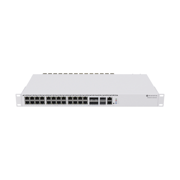 Cloud Router Switch 650Mhz, 128Mb, x20 2.5Gb, x2 QSFP, x4 Combo 10G ...