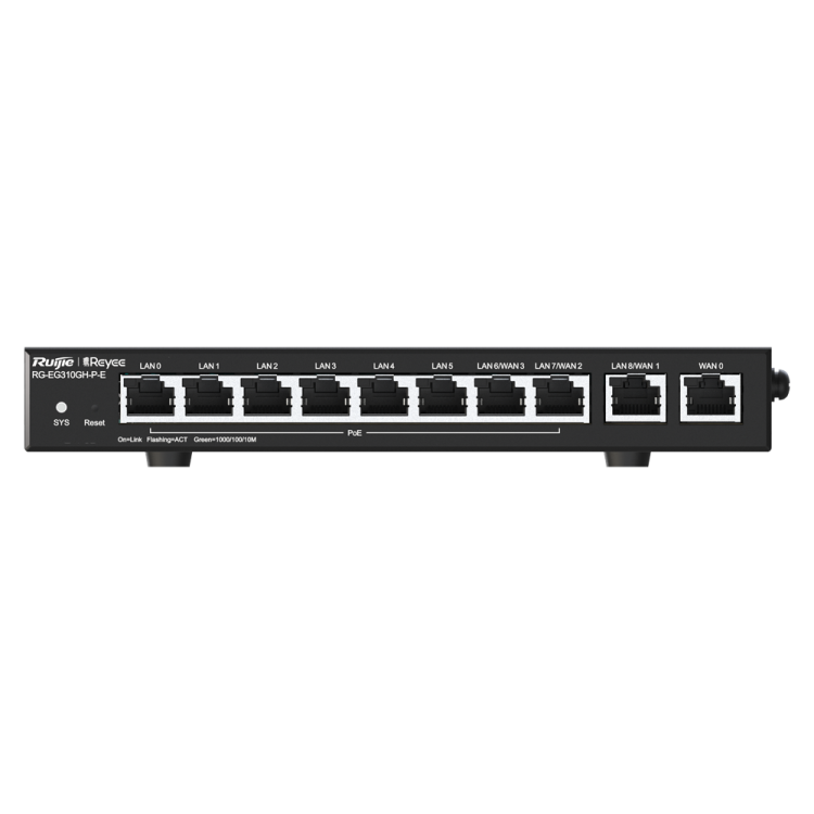 Router Controlador Cloud, x10 Puertos Gigabit, 8 PoE 110W Total, 1LAN ...