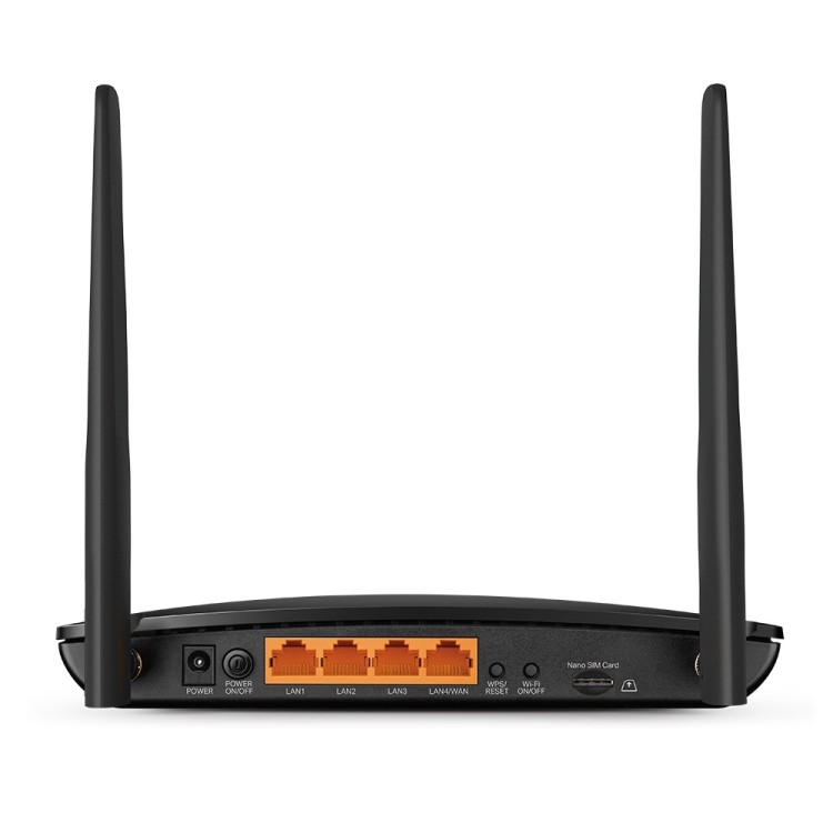 Router WIFI 4G 2.4Ghz, x4 10/100, 20dBm, Ranura SIM, x2 Antenas ...
